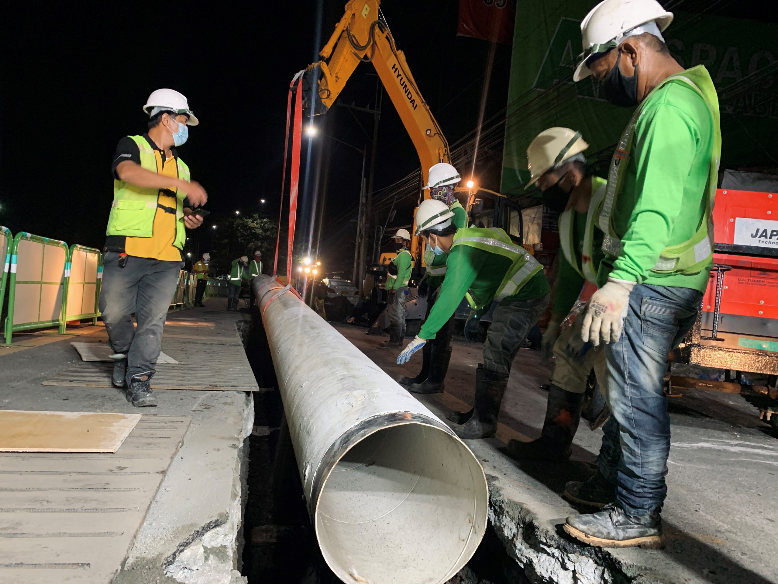Maynilad realigns and replaces 6.7-km pipes in 2020 for gov’t projects