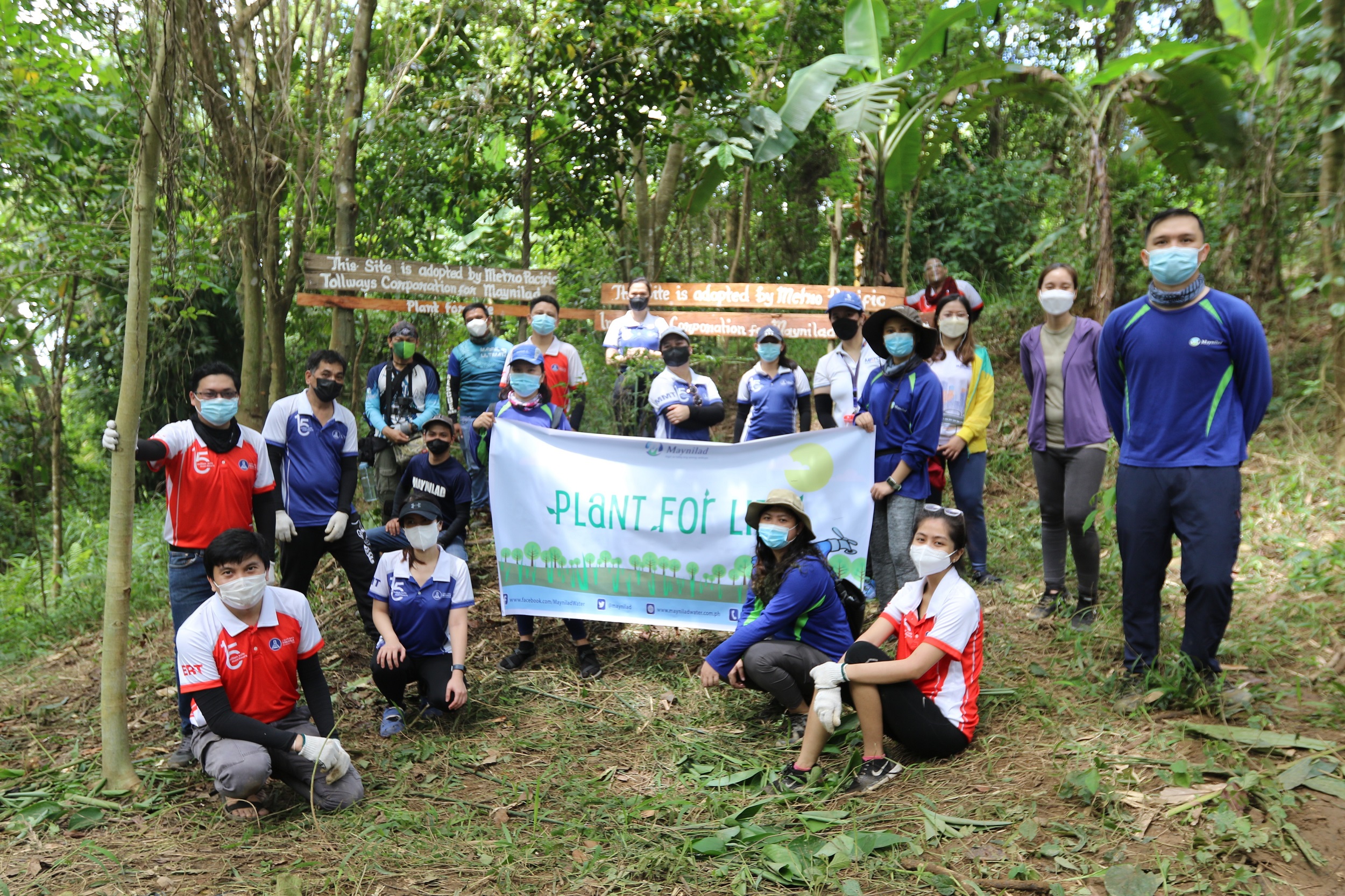 MAYNILAD, MPIC, MPTC, LRMC PLANT 13K TREES IN IPO WATERSHED