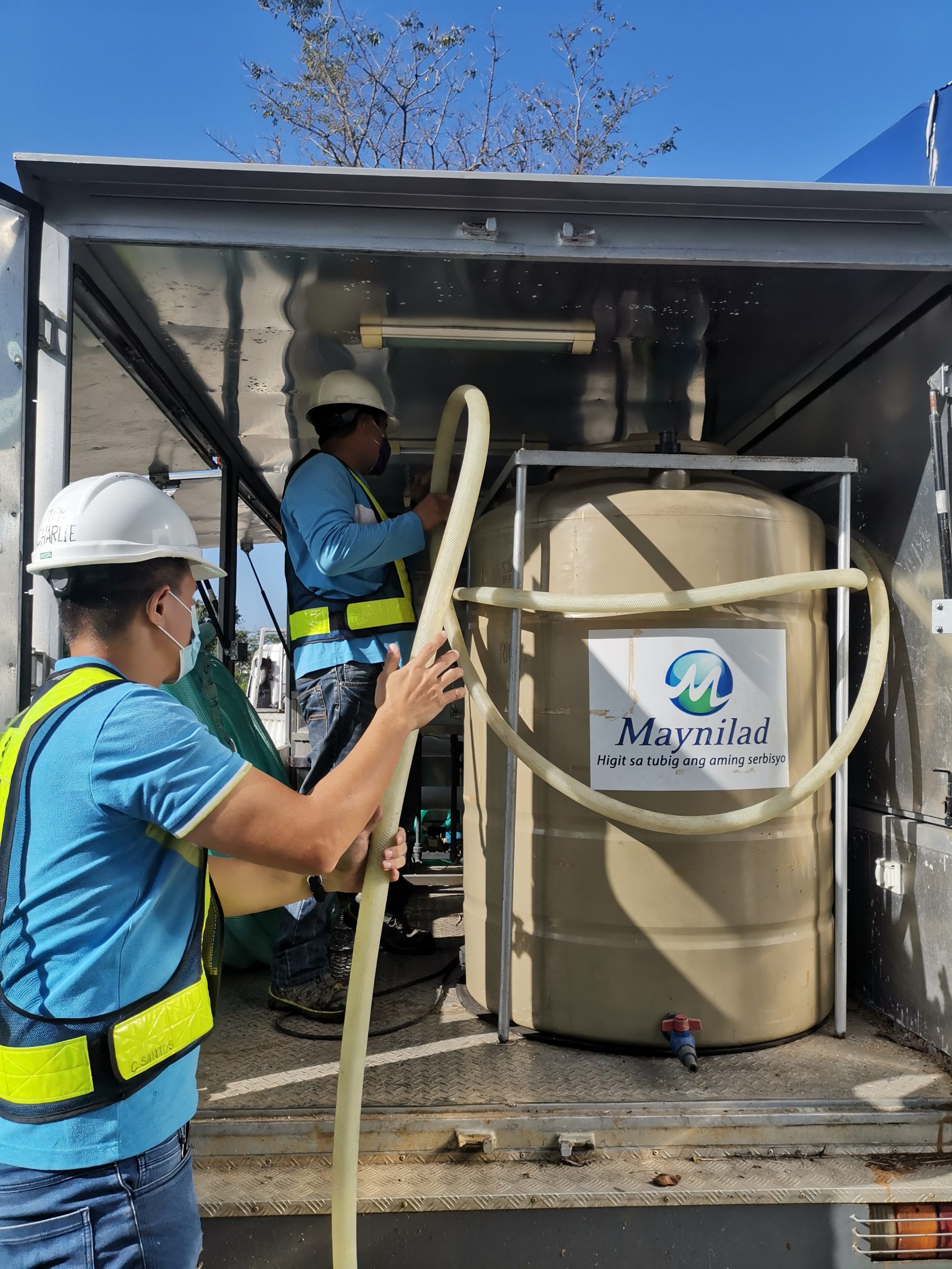 MAYNILAD SENDS MOBILE WATER TREATMENT PLANTS TO TYPHOON ODETTE-STRICKEN ...