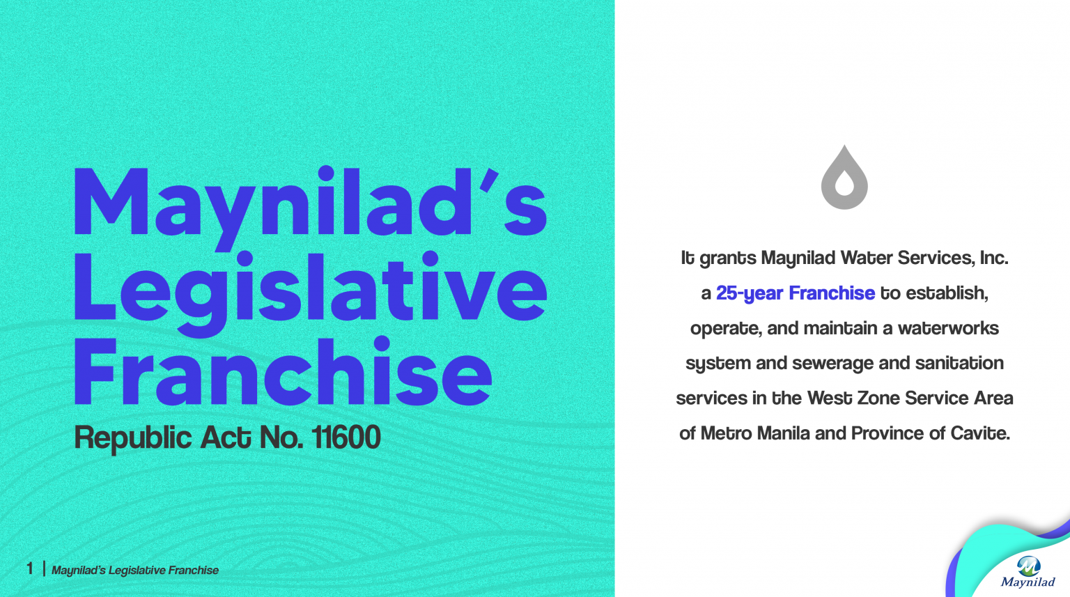 What you need to know: Maynilad Legislative Franchise - Maynilad Water ...