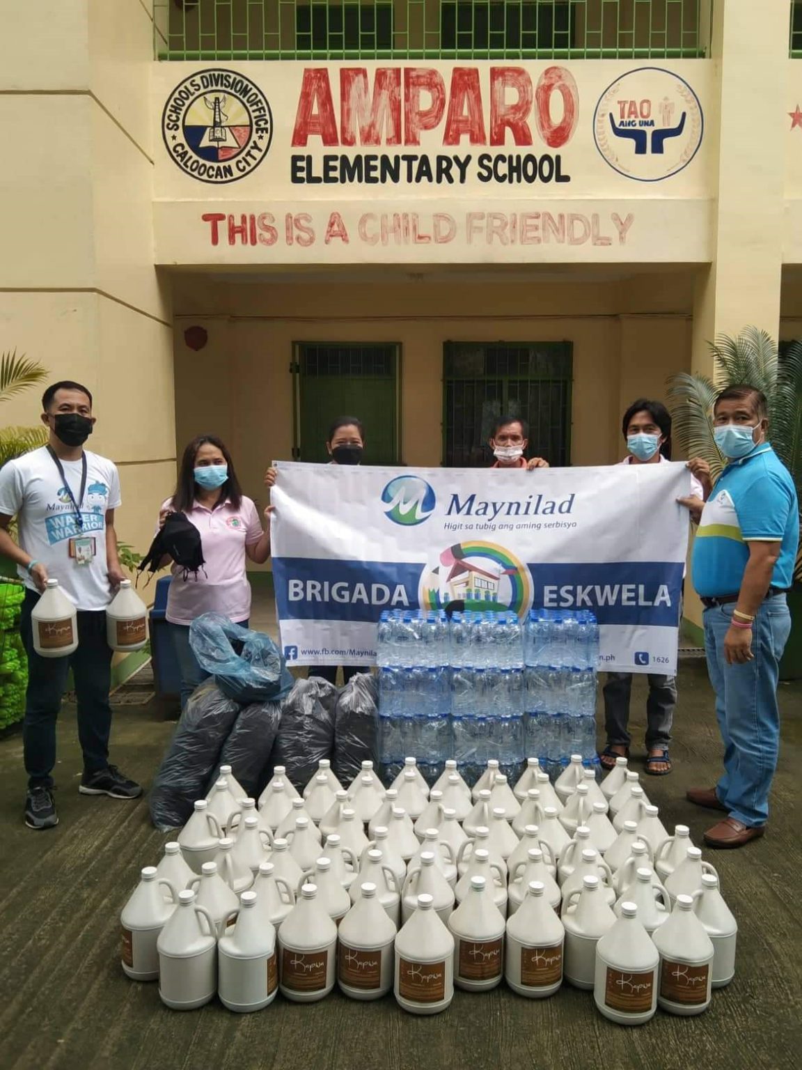 Maynilad gives hygiene supplies to 112 schools for DepEd’s Brigada ...