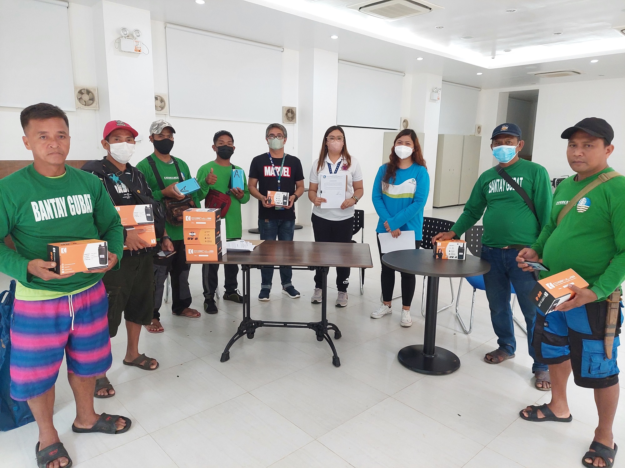 MAYNILAD DONATES COMMUNICATION EQUIPMENT, CONSTRUCTION MATERIALS TO ...