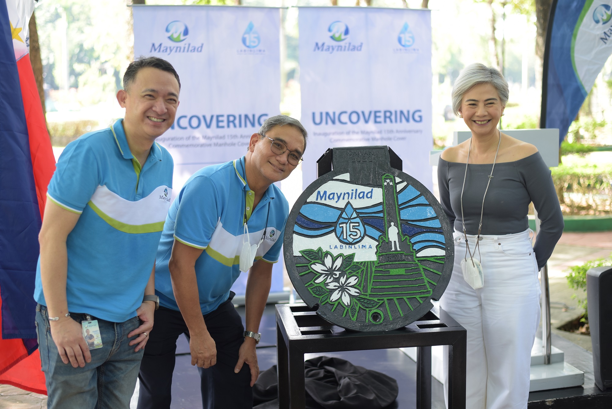 MAYNILAD INSTALLS DECORATIVE MANHOLE COVERS AT LUNETA PARK - Maynilad ...