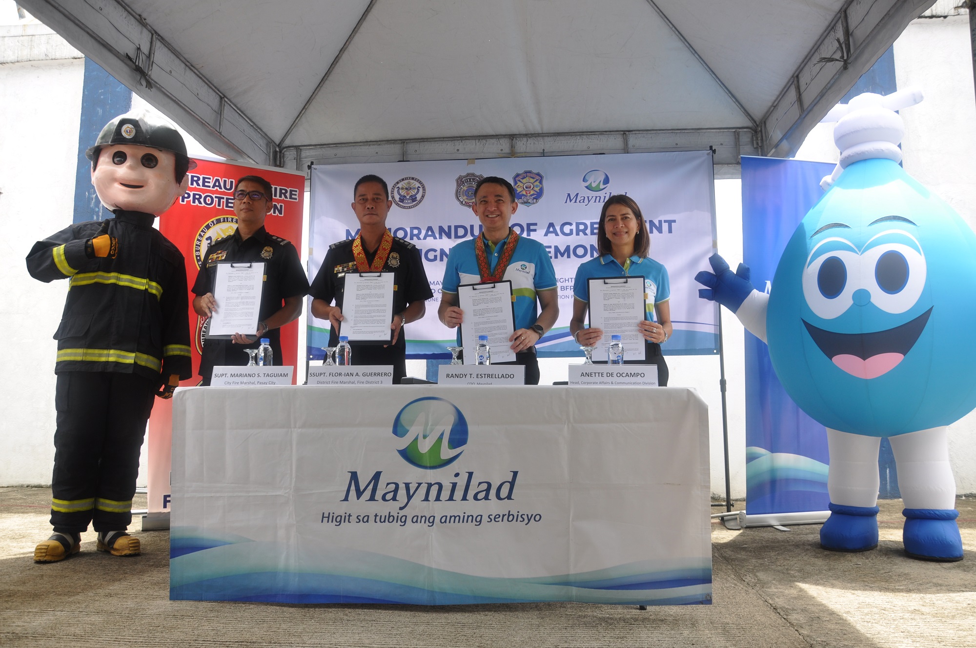 MAYNILAD INKS WATER REUSE SUPPLY ARRANGEMENT WITH BFP - Maynilad Water ...