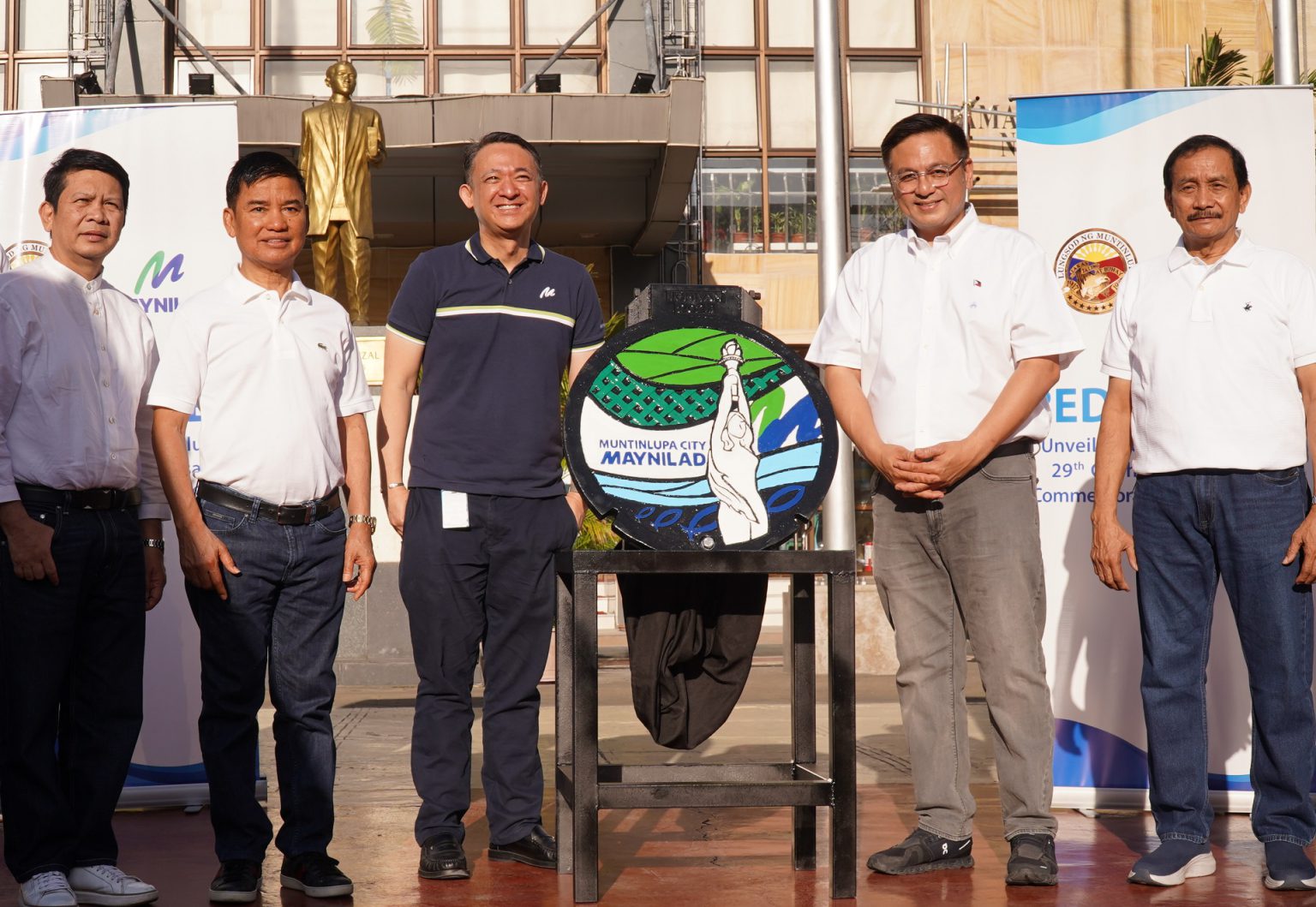 MAYNILAD UNVEILS COMMEMORATIVE MANHOLE COVER FOR MUNTINLUPA - Maynilad ...