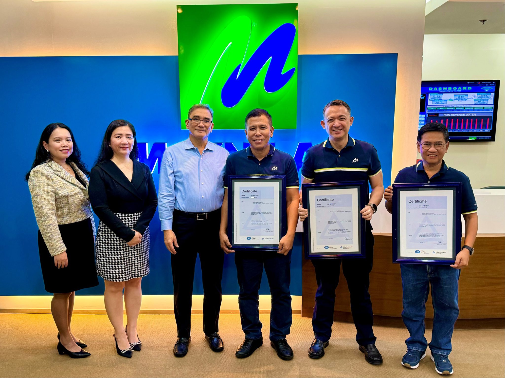 Maynilad earns five ISO certifications in 2023 - Maynilad Water ...