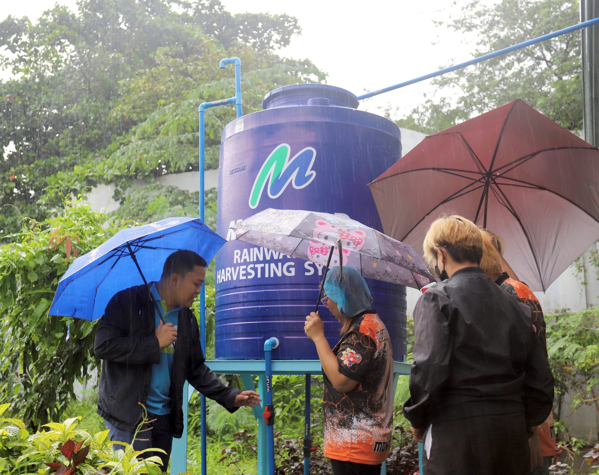 Maynilad donates rainwater harvesting facilities to communities ...