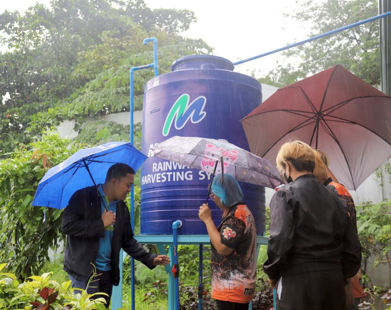 Maynilad donates rainwater harvesting facilities to communities ...