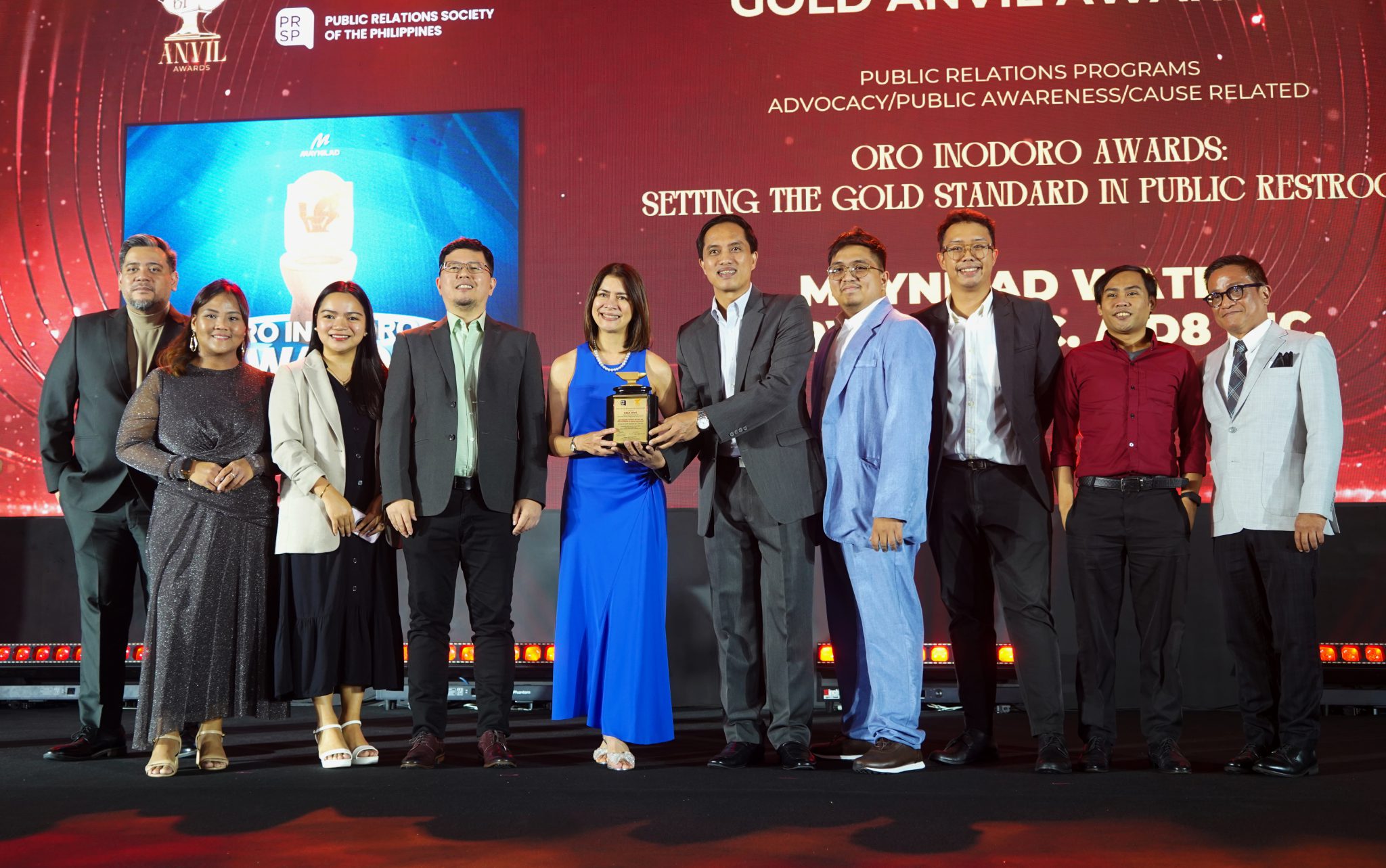 Maynilad wins Gold Anvil for “Oro Inodoro” Sanitation Advocacy Campaign ...